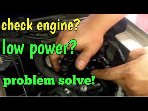 Check engine? low power? problem solve! - YouTube