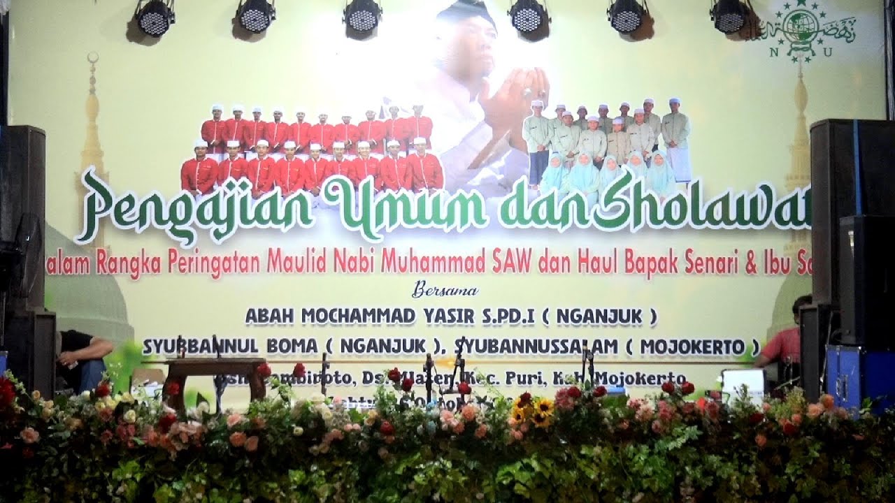 🔴 [LIVE] PENGAJIAN UMUM DAN SHOLAWAT || HAUL Bapak Senari & Ibu Samiati ...