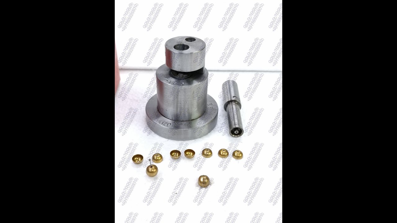 GOLD TOOL® JEWELLERY SPRING DIE / ball dies / hollow ball dies - YouTube