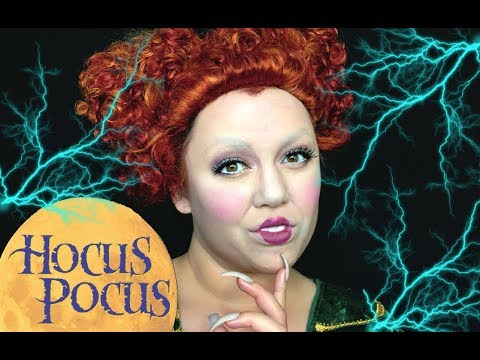HOCUS POCUS WINNIE SANDERSON MAKEUP TUTORIAL - YouTube