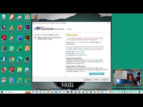 TUTORIAL DOWNLOAD MS.VISUAL STUDIO 2010 ULTIMATE - YouTube
