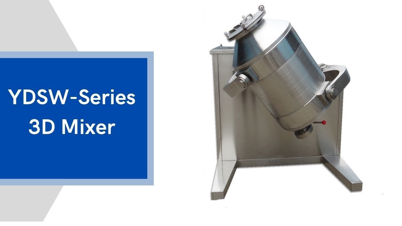 Three dimensional mixer testing before dispatch - YouTube