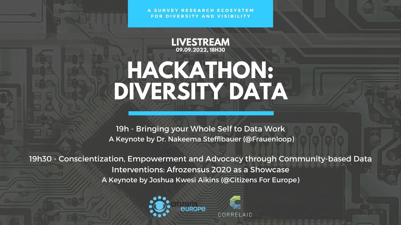 Diversity Data Hackathon organized by Citizens For Europe & CorrelAid ...