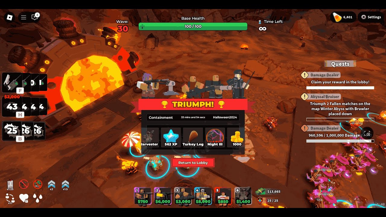 Night 3 Hard Mode Triumph | Roblox TDS - YouTube