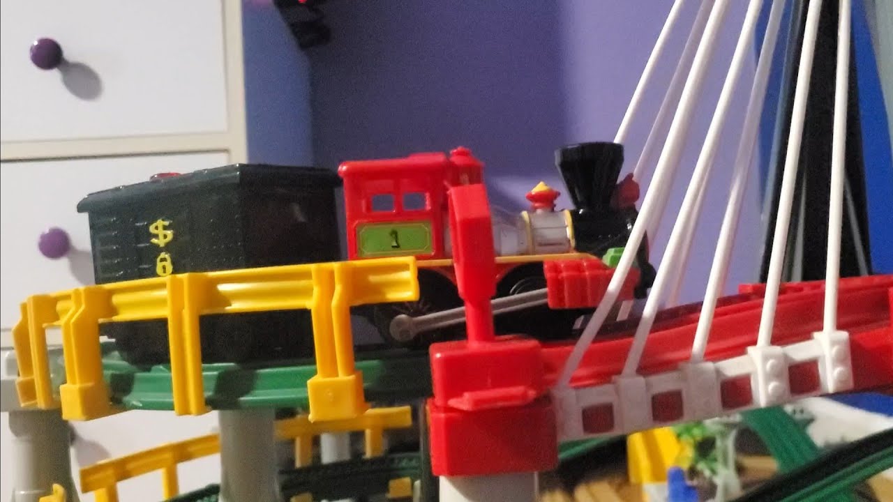 Fisher Price GeoTrax Toy Story 3 Exploding Bridge Engine - YouTube