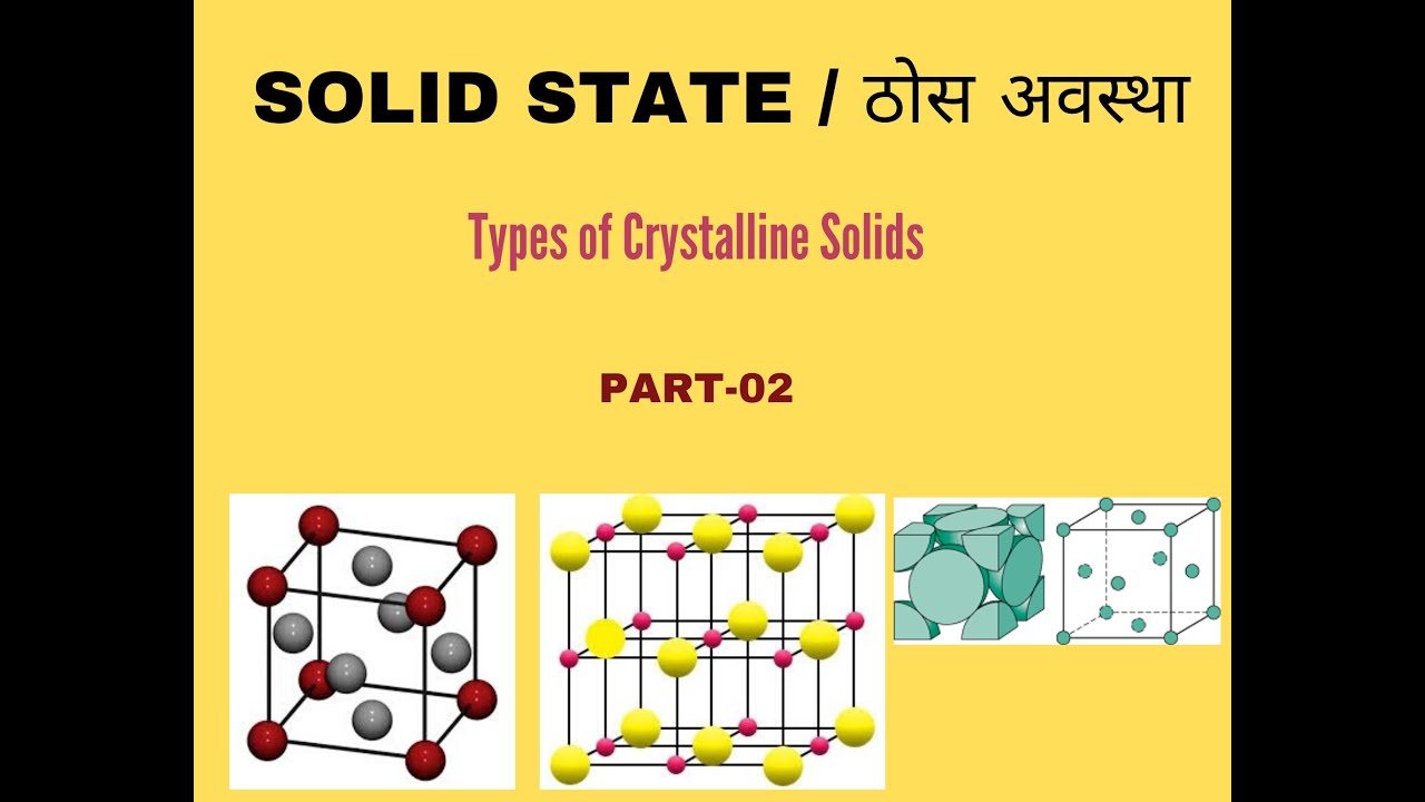 Class-12 Chemistry Chapter-01 Solid State L-02 - YouTube