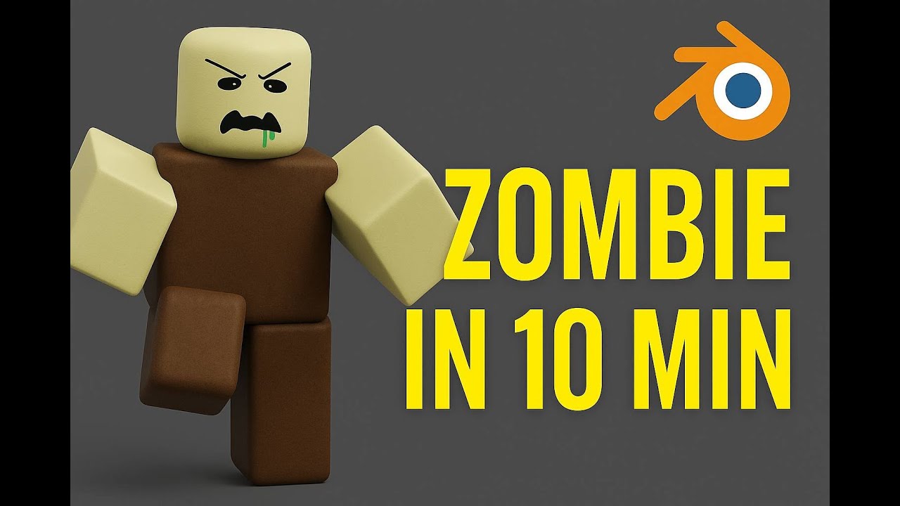 Easy way how to model ZOMBIE from tdx PT1(Easy mode) #blender3d #tdx # ...