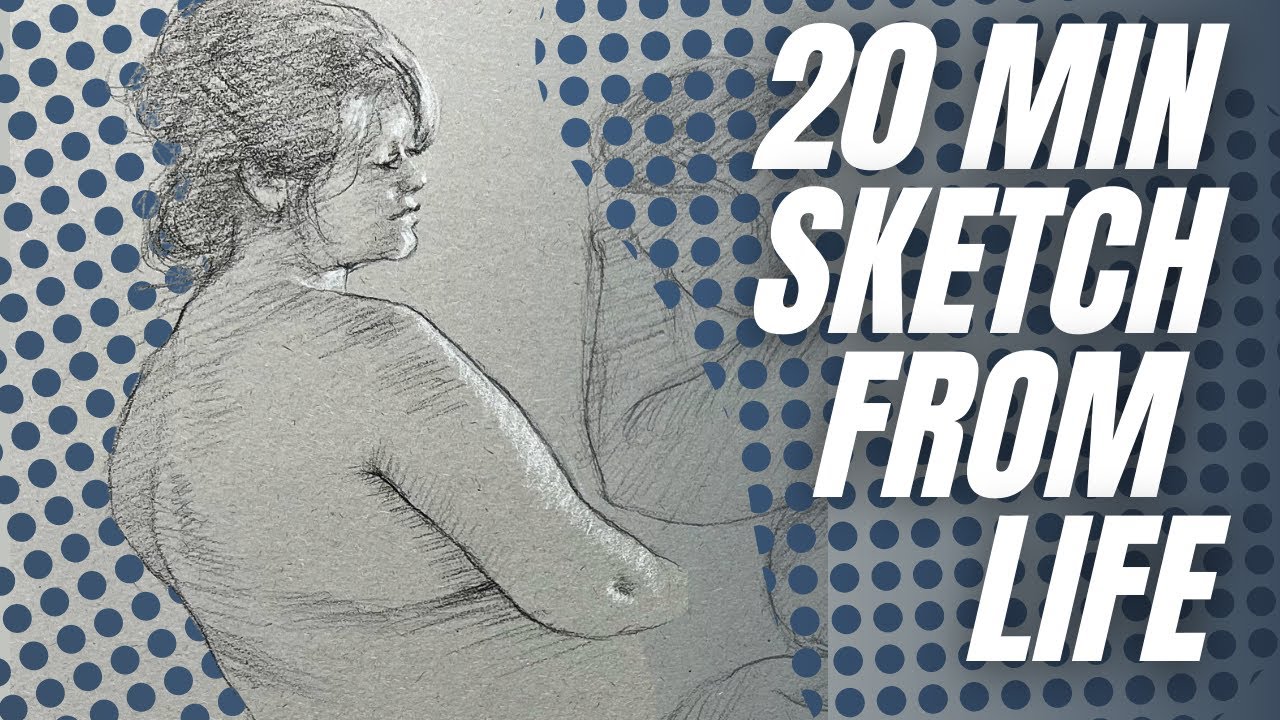 How to Draw a Tiny Portrait on a Figure Drawing - YouTube