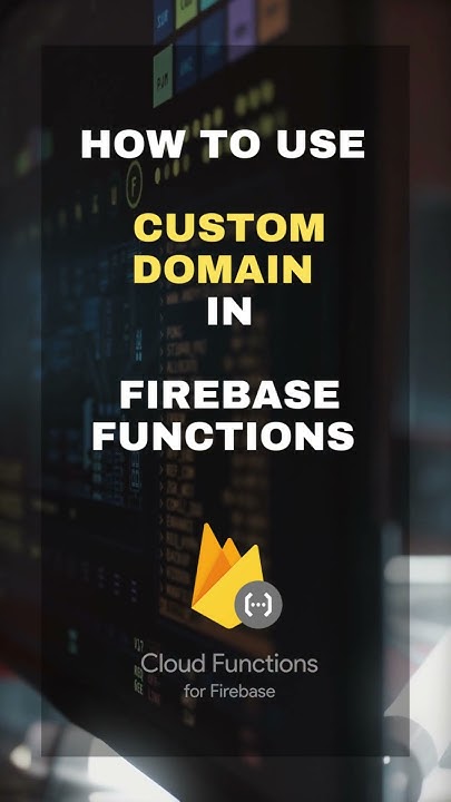 How to use custom domain for firebase function - YouTube