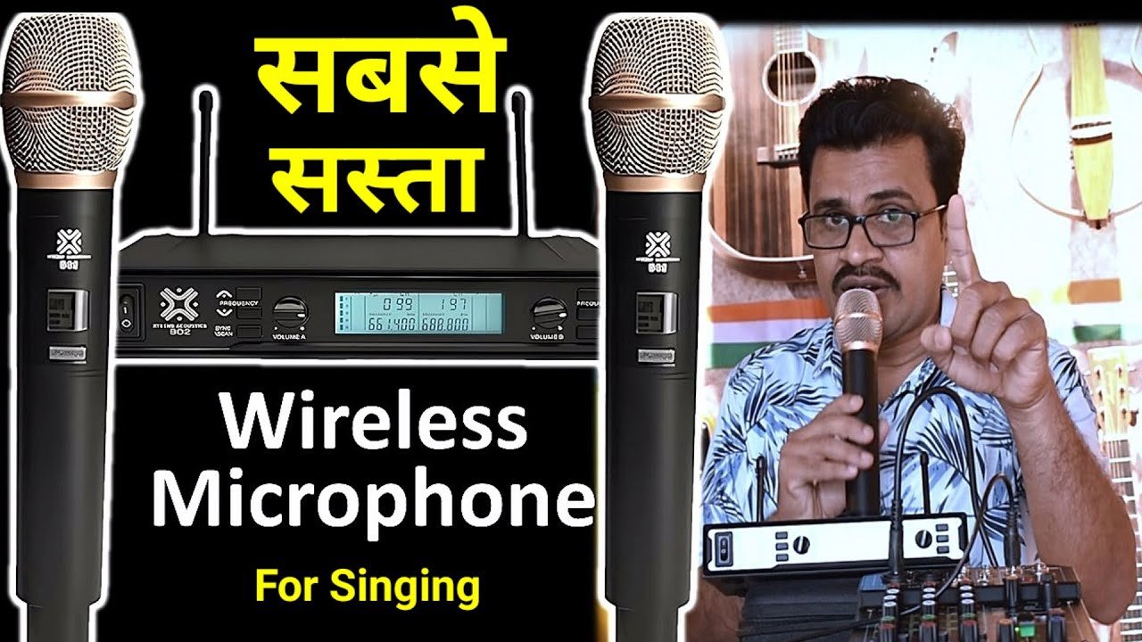 Budget Wireless Microphone for Singing | Wireless Mic for Youtube ...
