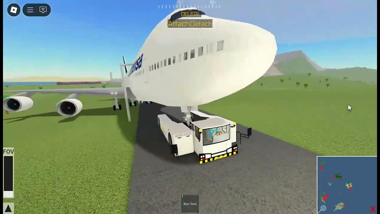 Pull a 747 to RAF (PTFS) - YouTube