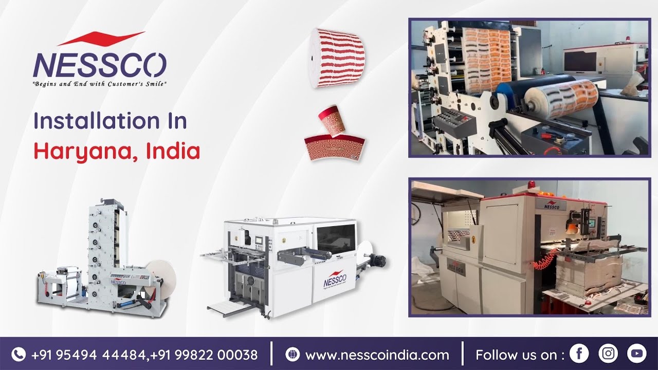 Flexo Printing Machine & Roll Die Cutting Machine Installation ...