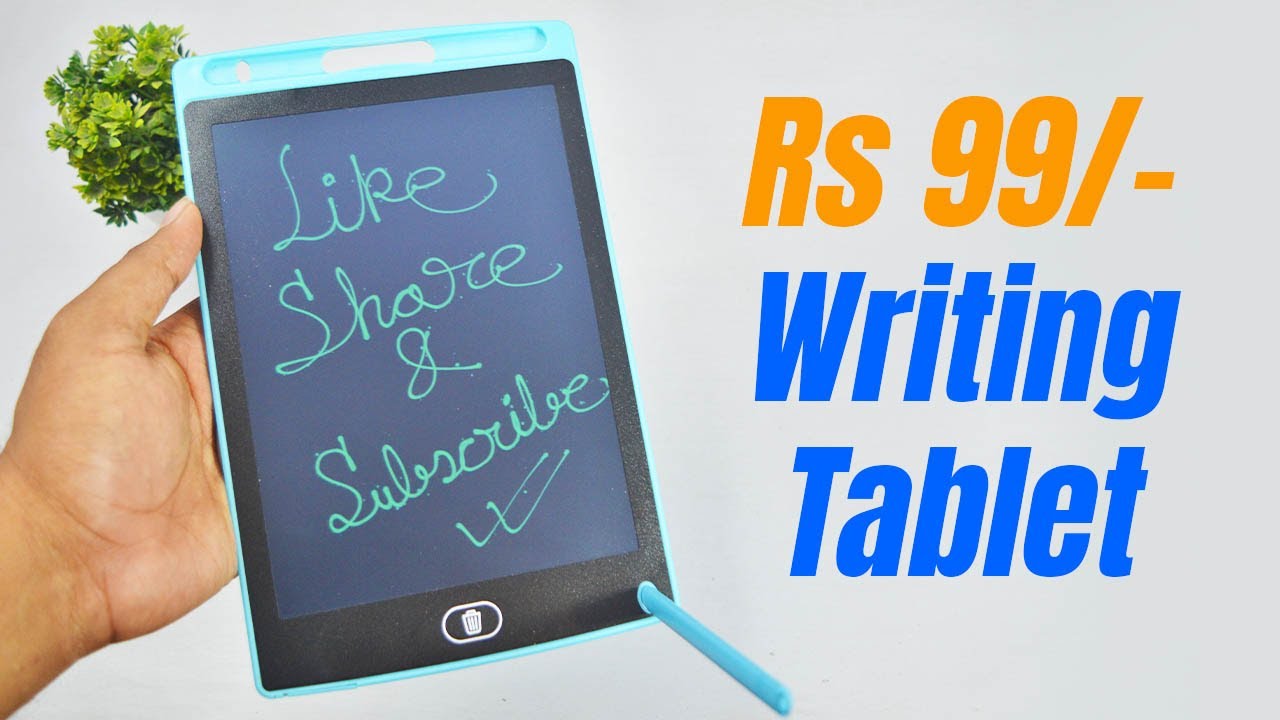 Writing Tablet Magic Slate Unboxing Only Rs 99 - YouTube