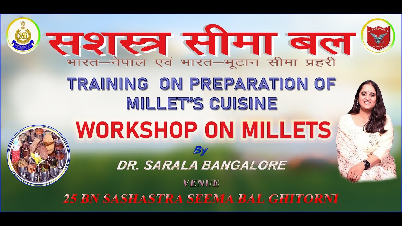 TYPE OF MILLET CHAPATIS “DAY 3 Live Cooking Session with Dr. Sarala ...