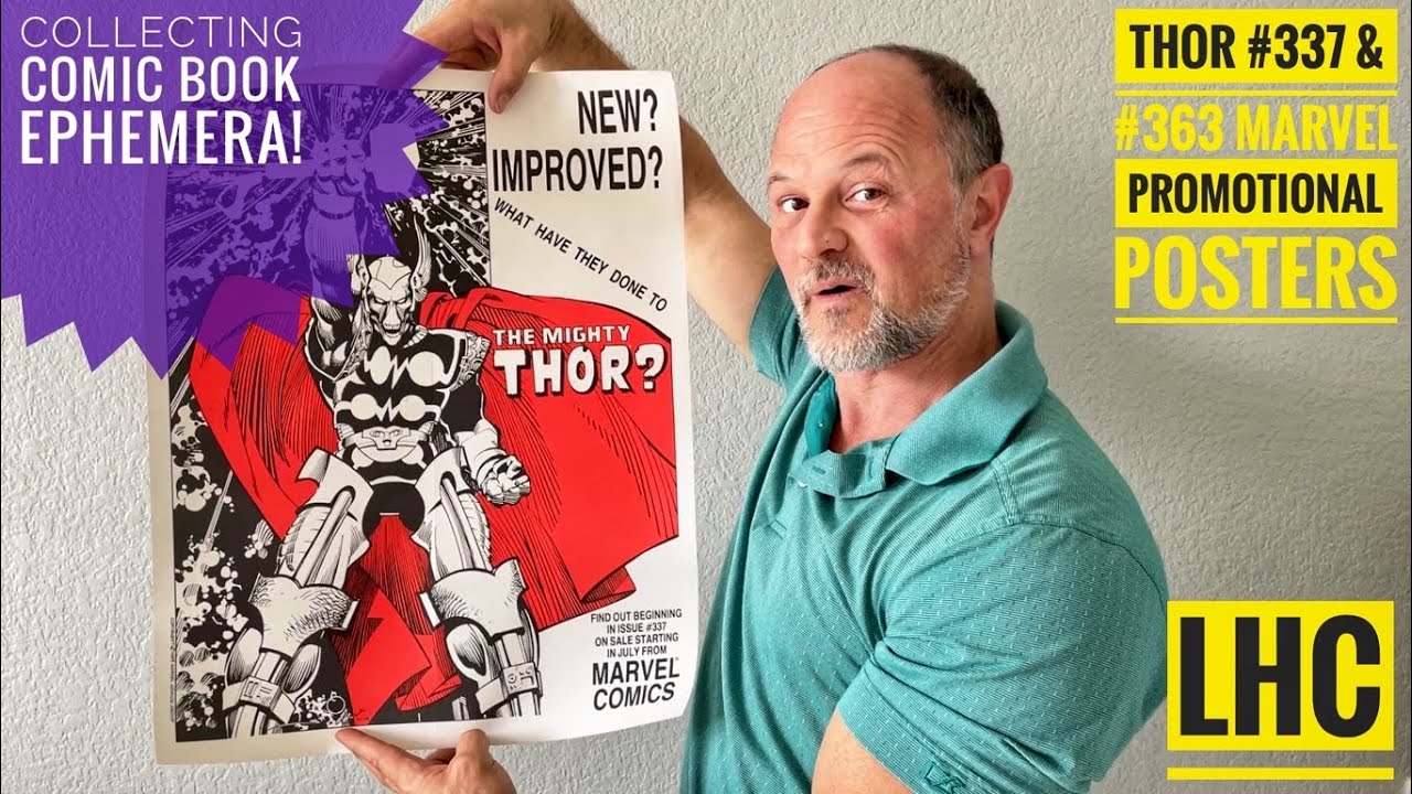Collecting Comic Book Ephemera⏤Thor 337 & 363 Promotional Posters ...