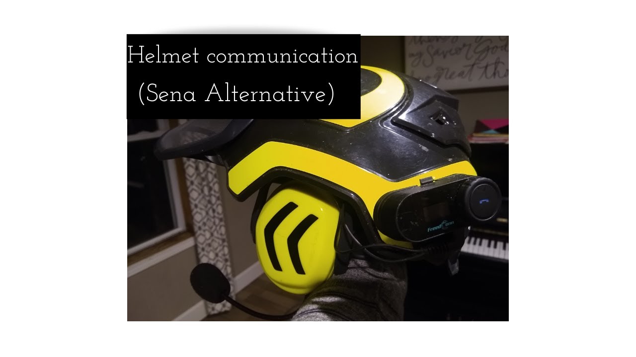 Hard hat communication installation ( Sena alternative ) - YouTube