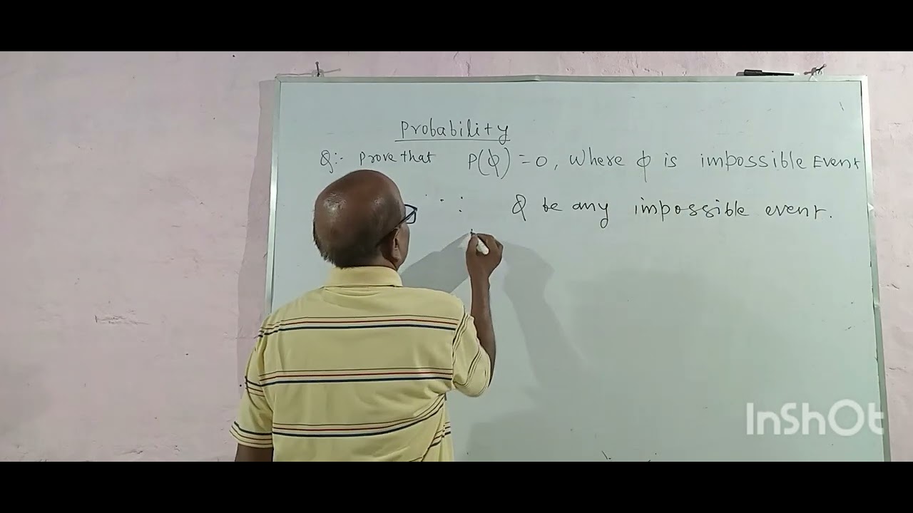 How probability of impossible event is zero? - YouTube