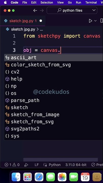 Create sketch from image with just 3 lines of code - YouTube
