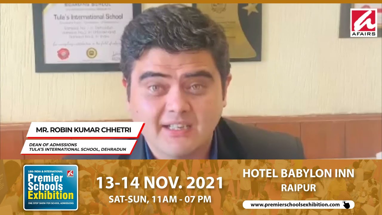 Mr. Robin Kumar Chhetri, Tula's International School Interview ...