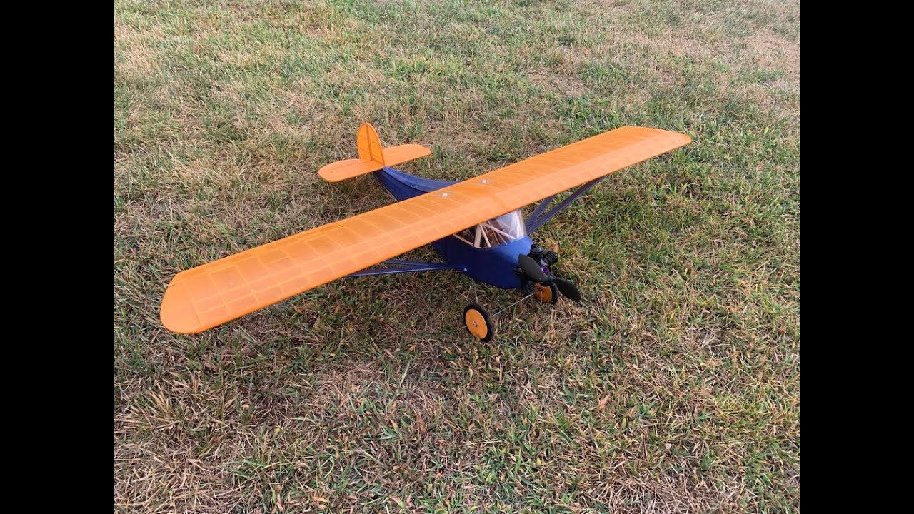 Velie Monocoupe model RC plane - YouTube
