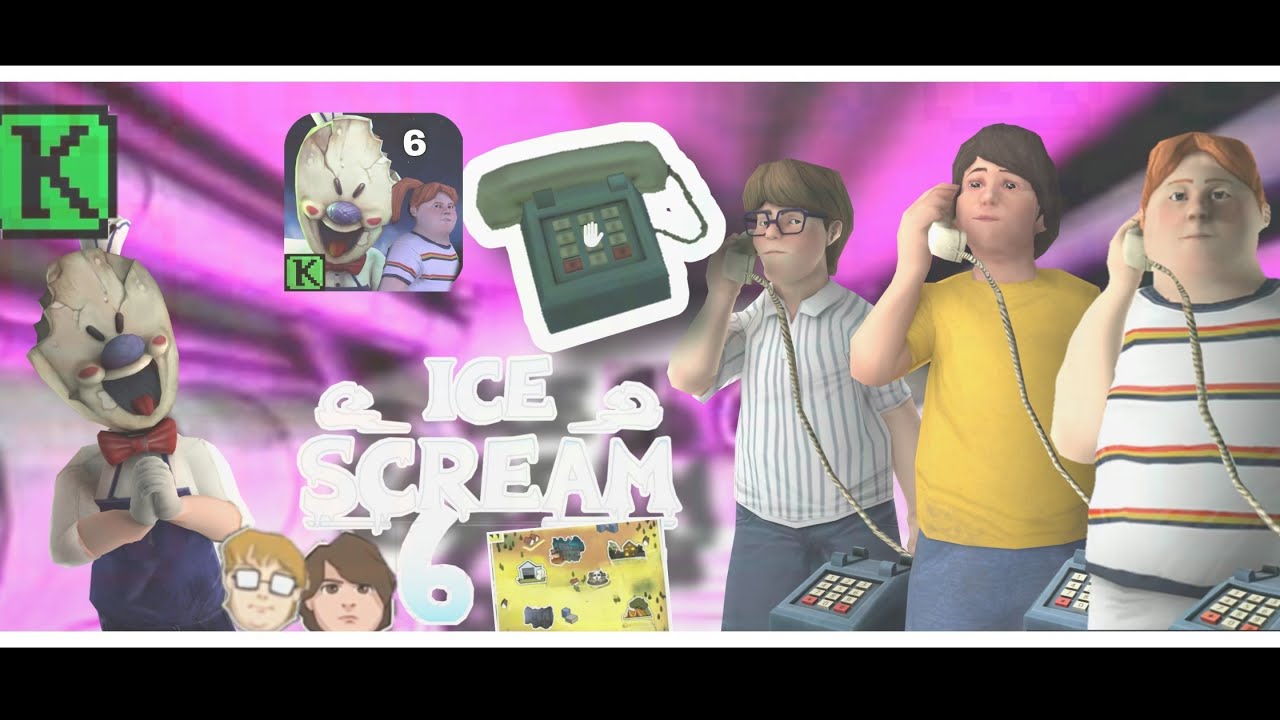 Ice Scream 6|Gameplay,Menu & Animation part 5|Ice Scream 6 FanMade by ...
