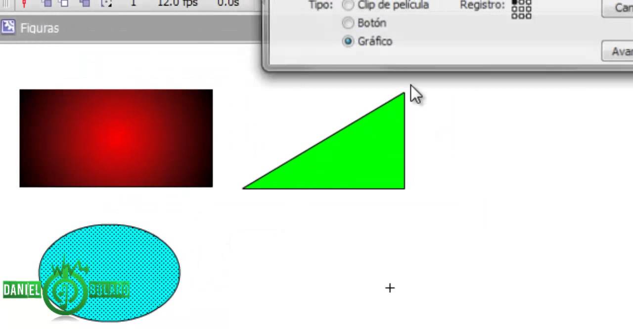 Tutorial Clip De Películas (Texto, Figuras Y Animación) Flash CS3 - YouTube