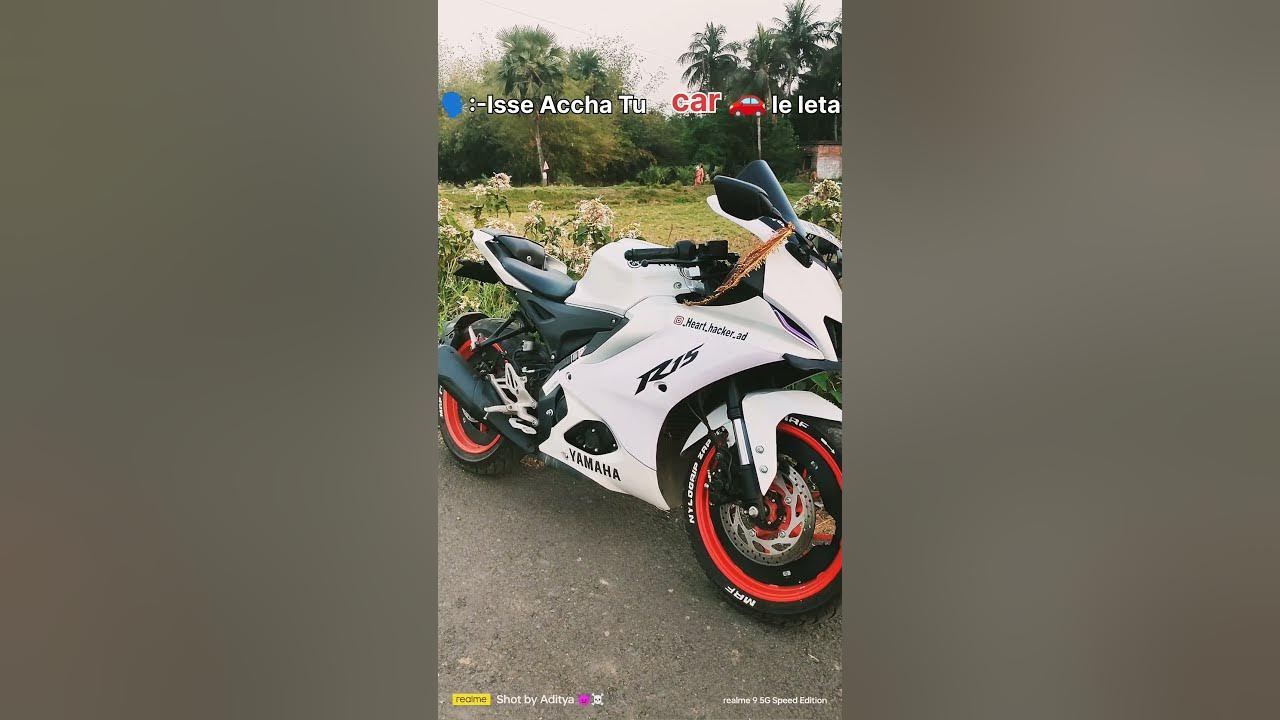🗣️:-Isse Accha Tu car🚗 le leta☠️ ️ #shortsvideo #automobile #r15v3vsr15v4 #rider - YouTube
