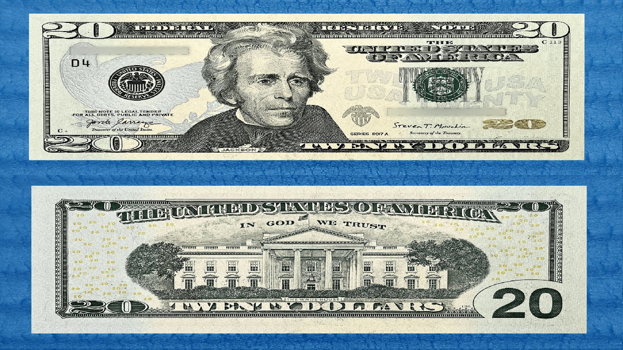 🇺🇲 2004-2017 20$ United States of America Federal Reserve Standard ...