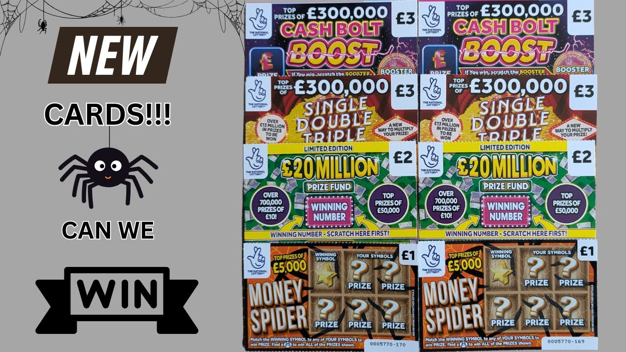 New Cards!!! Weekend Session. Scratch Cards from UK National Lottery ...