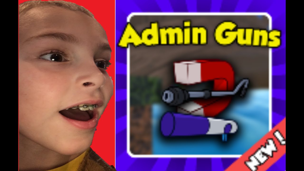 finding all the admin blasters in Roblox find the admin guns!!! - YouTube