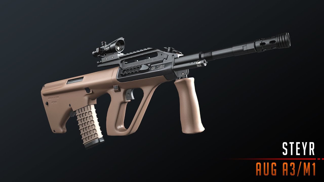 STEYR AUG A3 В ТАРКОВЕ! АНИМАЦИИ И ОТДАЧА \ STEYR AUG A3 5.56 IN TARKOV! ANIMATIONS AND RECOIL⬅ ...