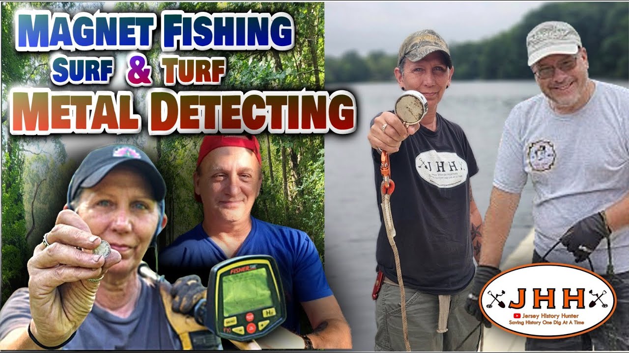 2 Awesome adventures! Magnet fishing and Metal Detecting Surf and turf ...