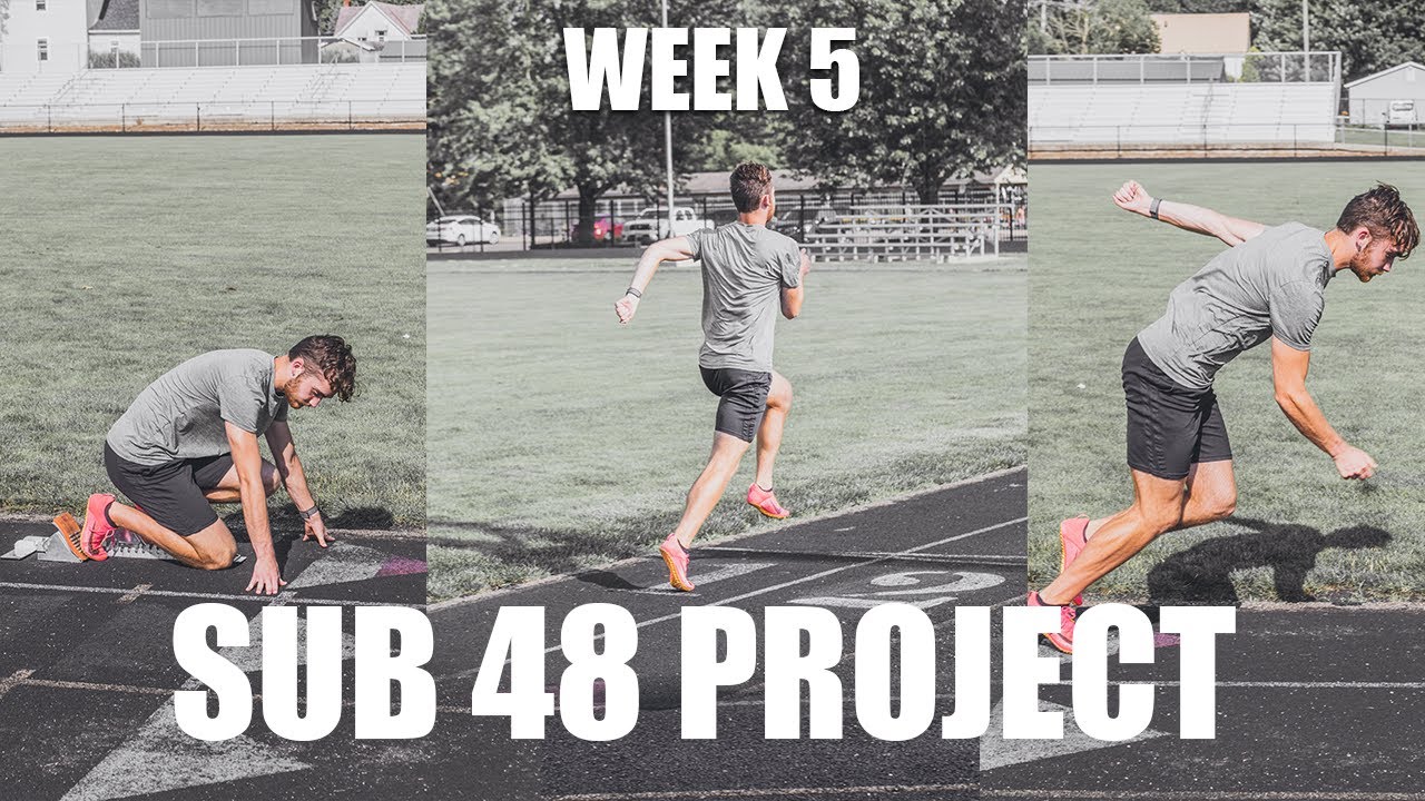 400m Sprint Training | SUB 48 PROJECT | Week 5 - YouTube