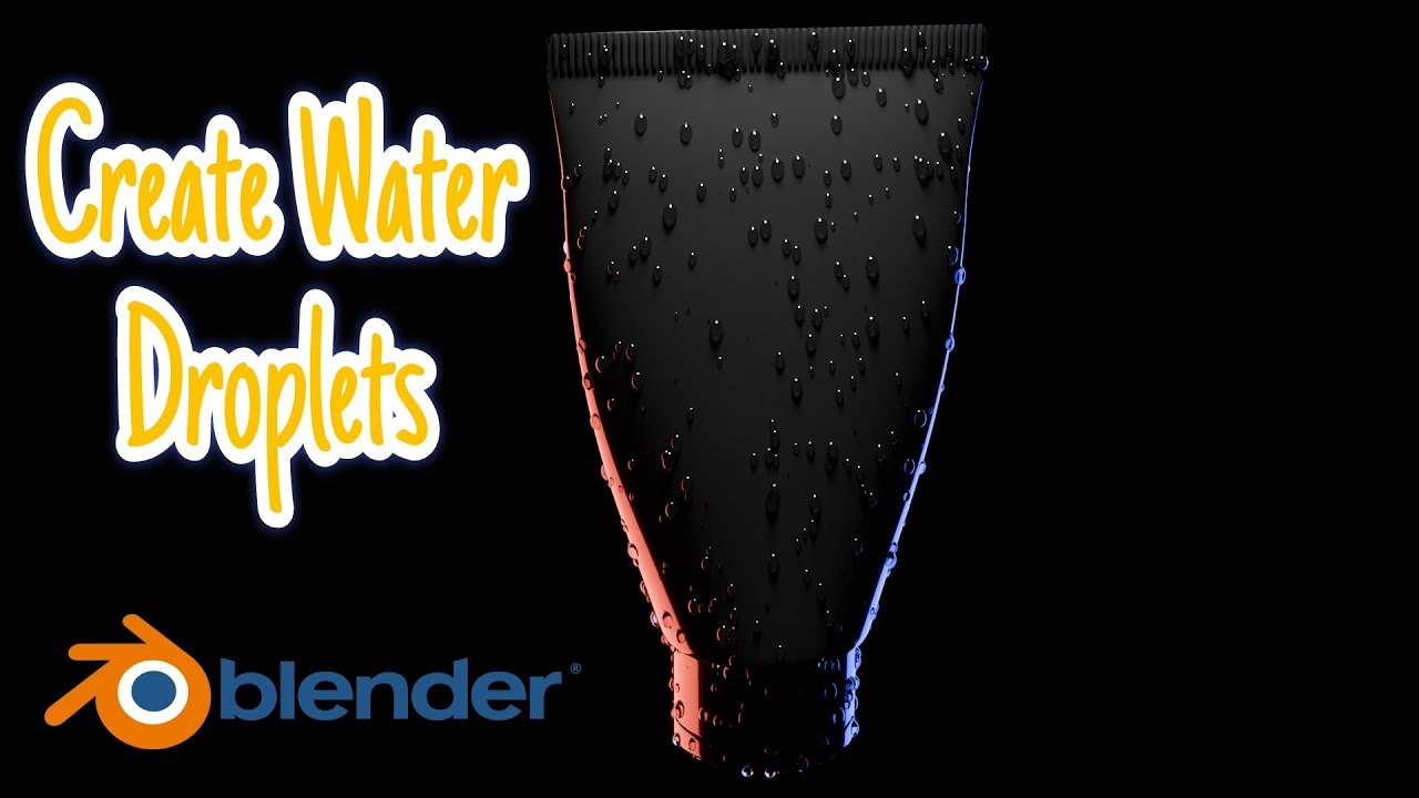 Make Water Droplates with geometry Nodes in Blender 4.1 - YouTube