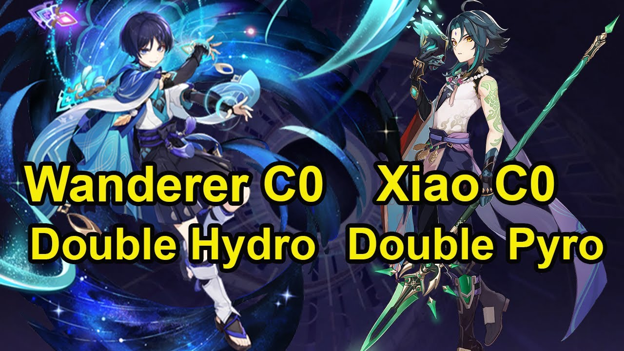 Wanderer C0 The Widsith & Xiao C0 Skyward Spine Spiral abyss genshin ...