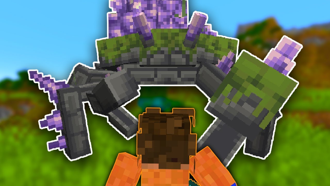 I fought The Amethyst Crab from L'Ender's Cataclysm - YouTube