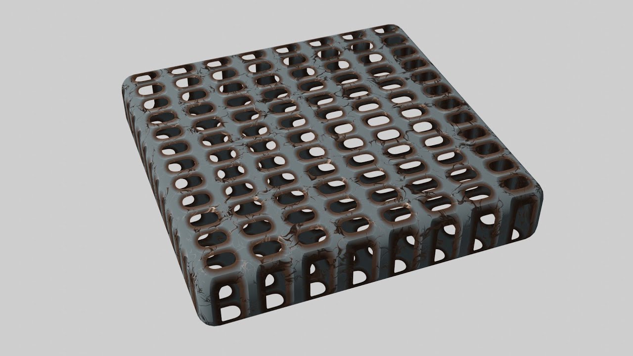 Procedural Nodes (part 14) - Procedural Grating texture in Blender ...