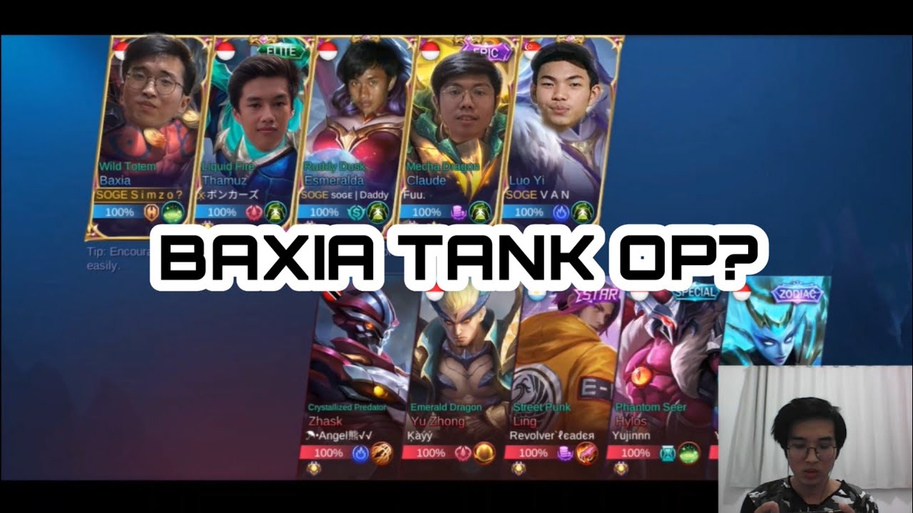 Baxia Hero Ter Op Di Meta Sekarang Mlbb Mobile Legends Youtube