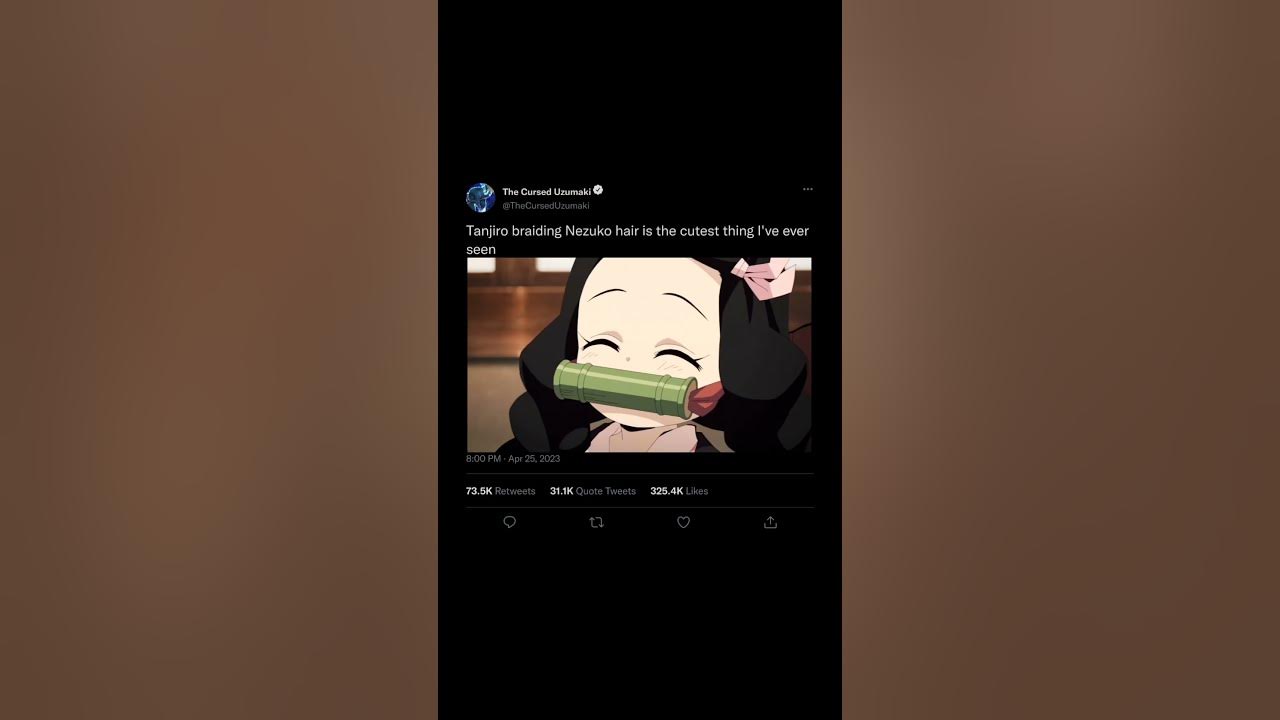 Tanjiro Braiding Nezuko Hair Is The Cutest Thing Ive Ever Seen Youtube