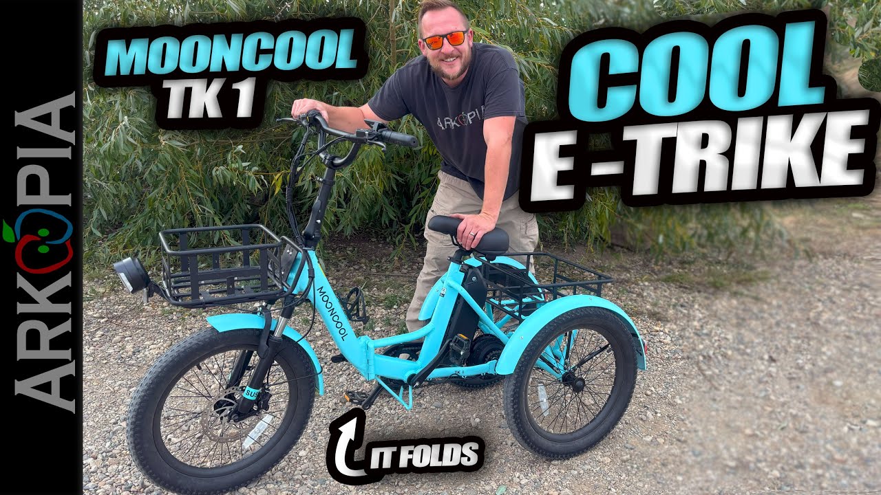 🚲This e-Trike is Awesome - Mooncool TK1 Folding Electric Trike - YouTube