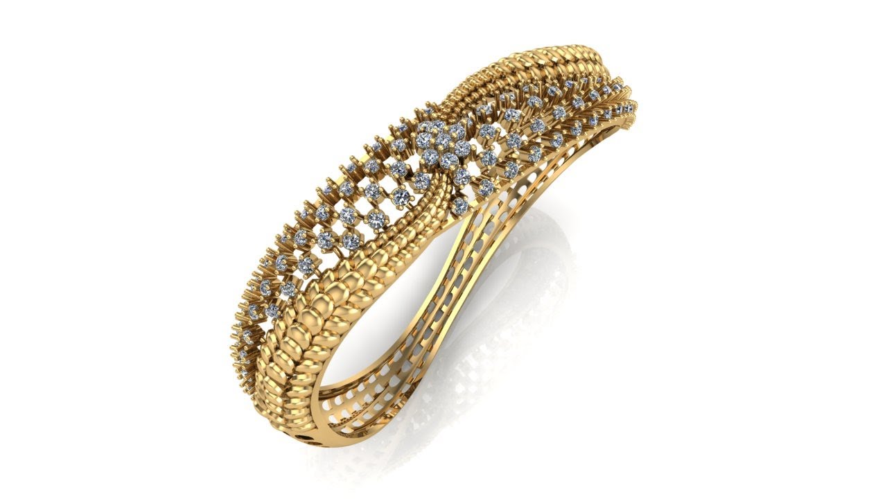 MATRIX 9 RENDER VIDEO LATEST DIAMOND JEWELLERY BRACELET 07 - YouTube