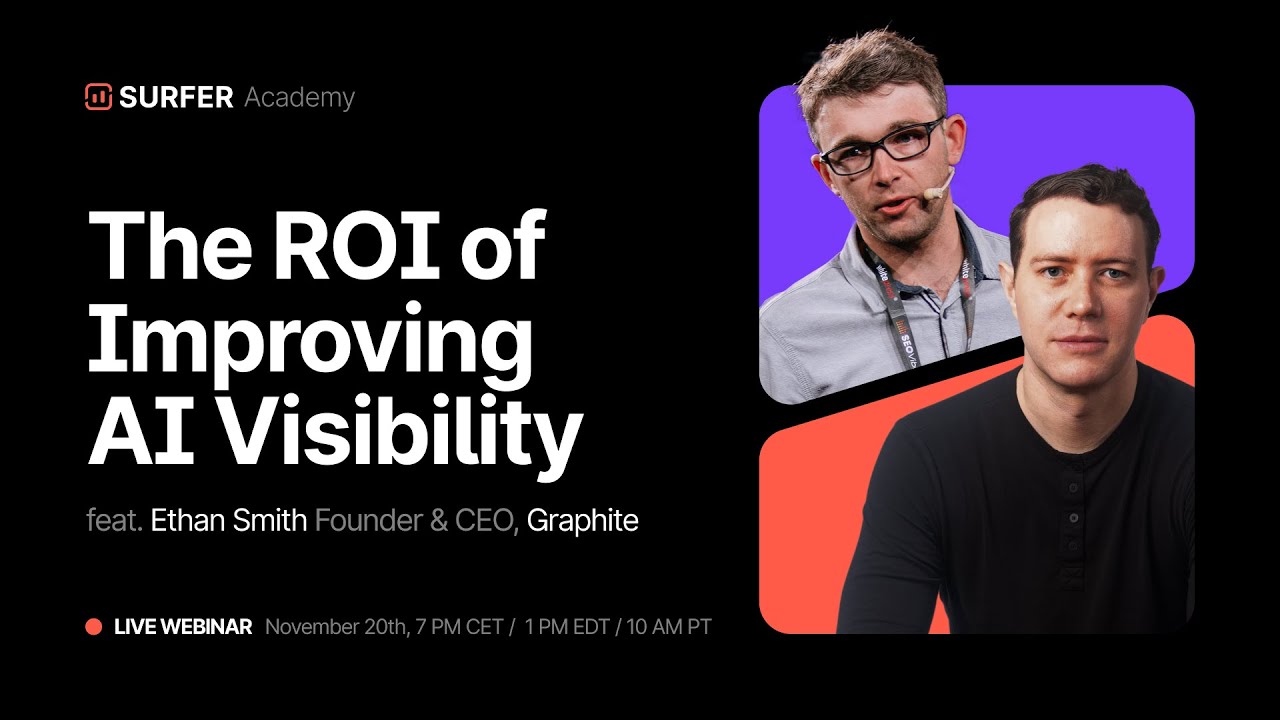 The ROI of Improving AI Visibility with Ethan Smith, CEO at Graphite ...