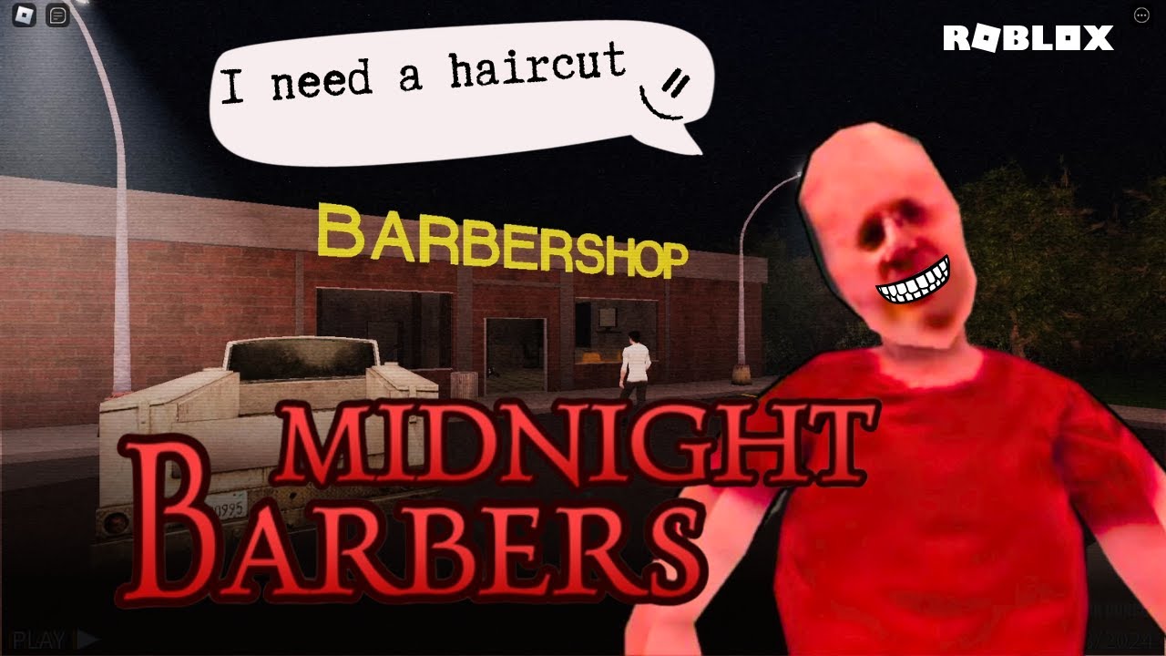MIDNIGHT BARBERS [HORROR] - Full Walkthrough | ROBLOX - YouTube
