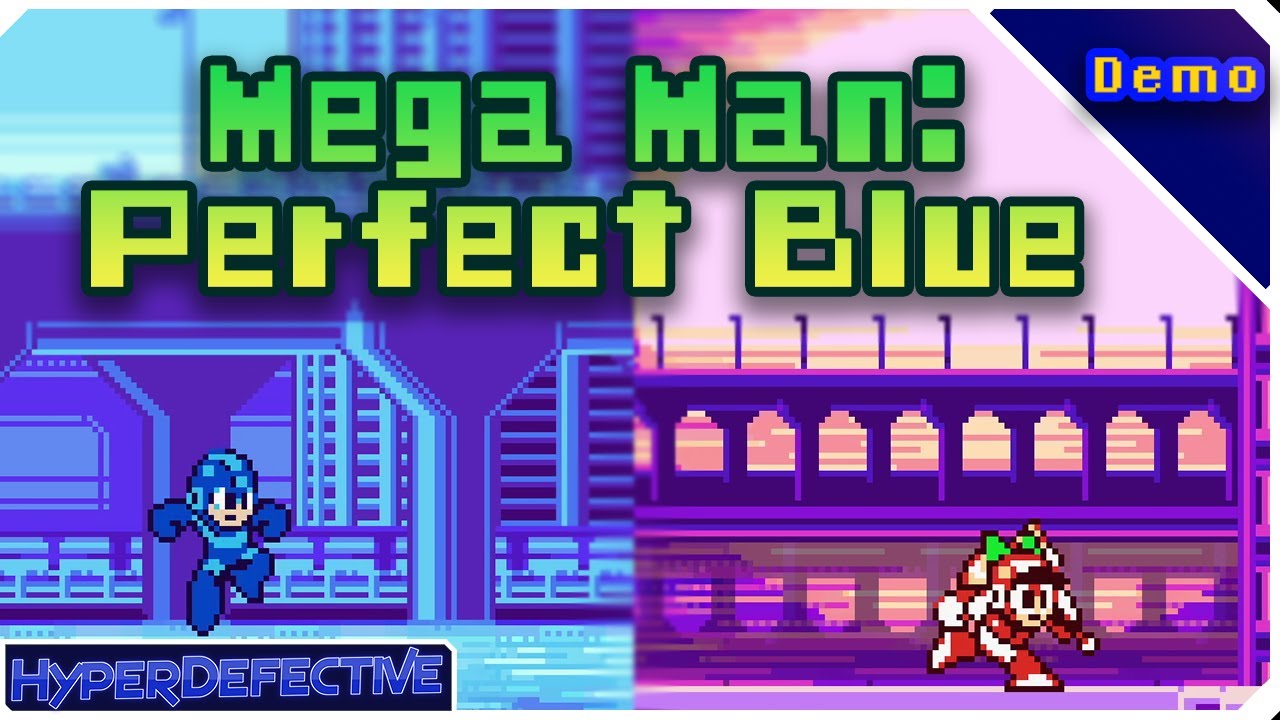 Mega Man Perfect Blue ~ Demo [Fangame] - YouTube