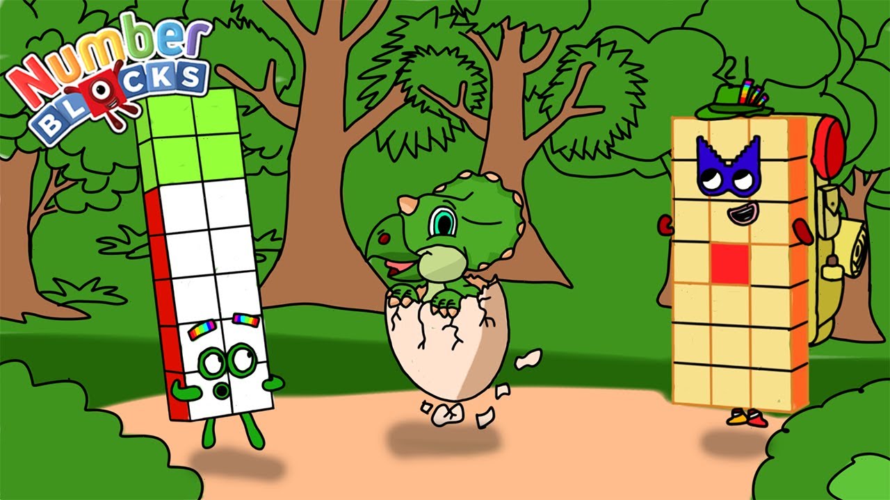 Numberblocks 14 21 Get Lost and Find Baby Dinosaurs - Numberblocks ...