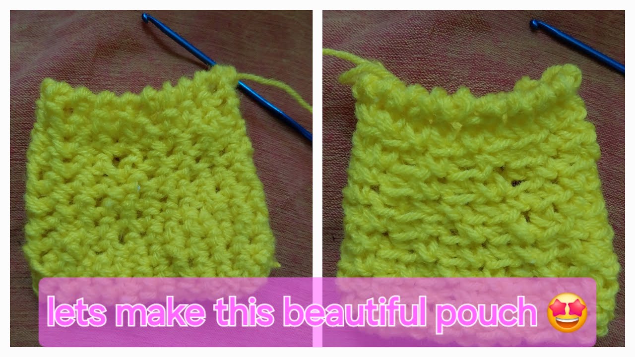 Crochet Pouch Tutorial🤩|Crochet Drawstring bags Tutorials 🆒🥳 - YouTube