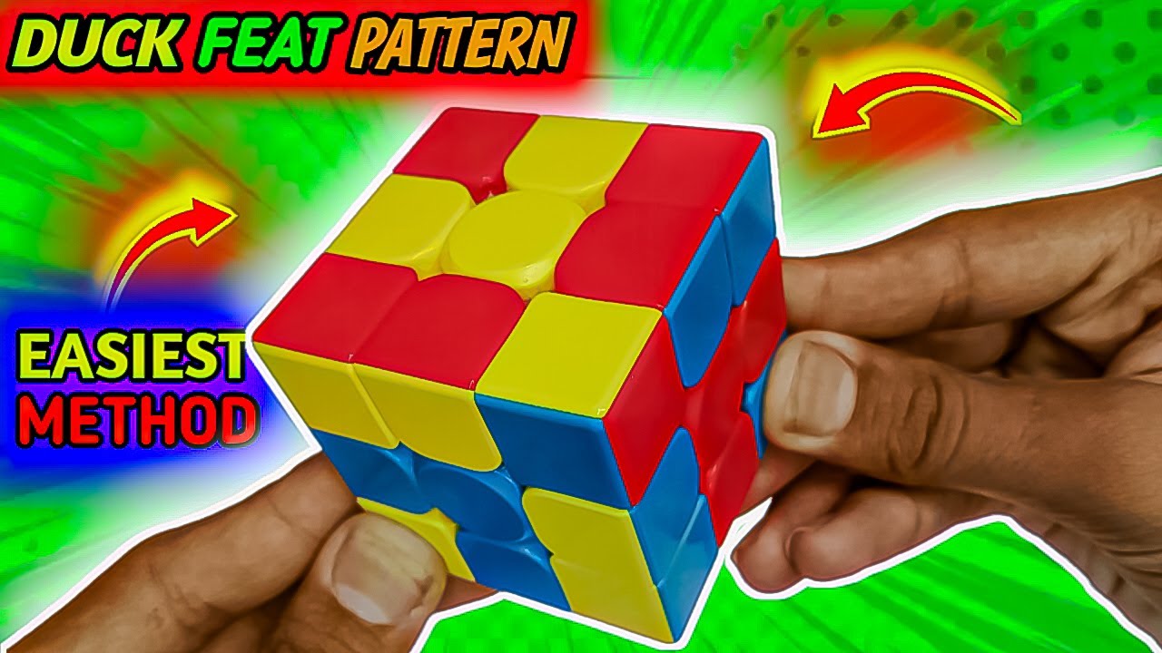 Most Unique Pattern of 3 By 3 Rubik's Cube l DUCK FEAT PATTERN - YouTube