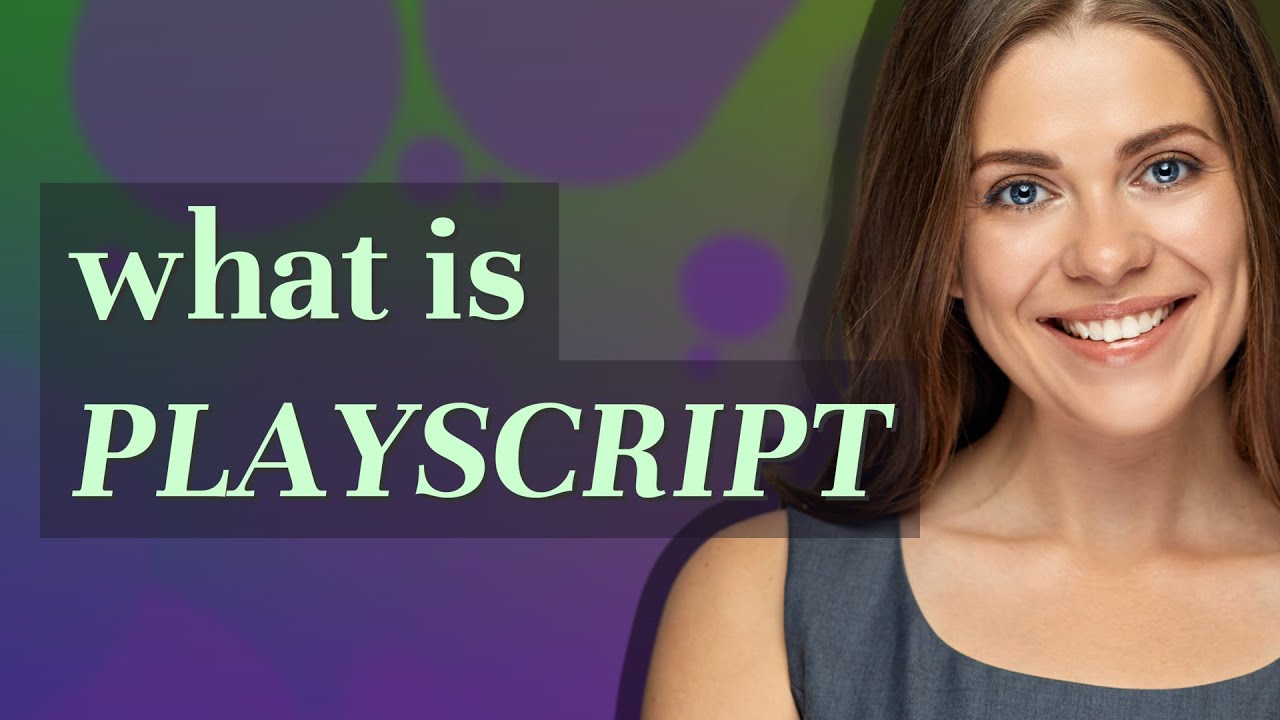 Playscript | meaning of Playscript - YouTube