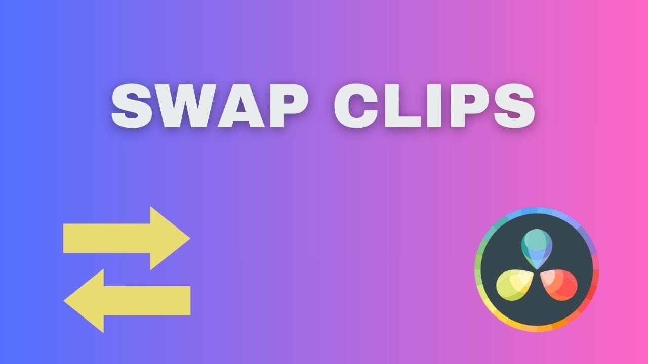 How To Instantly Swap 2 Clips In DaVinci Resolve 18 YouTube How To Instantly Swap 2 Clips In DaVinci Resolve 18 YouTube
