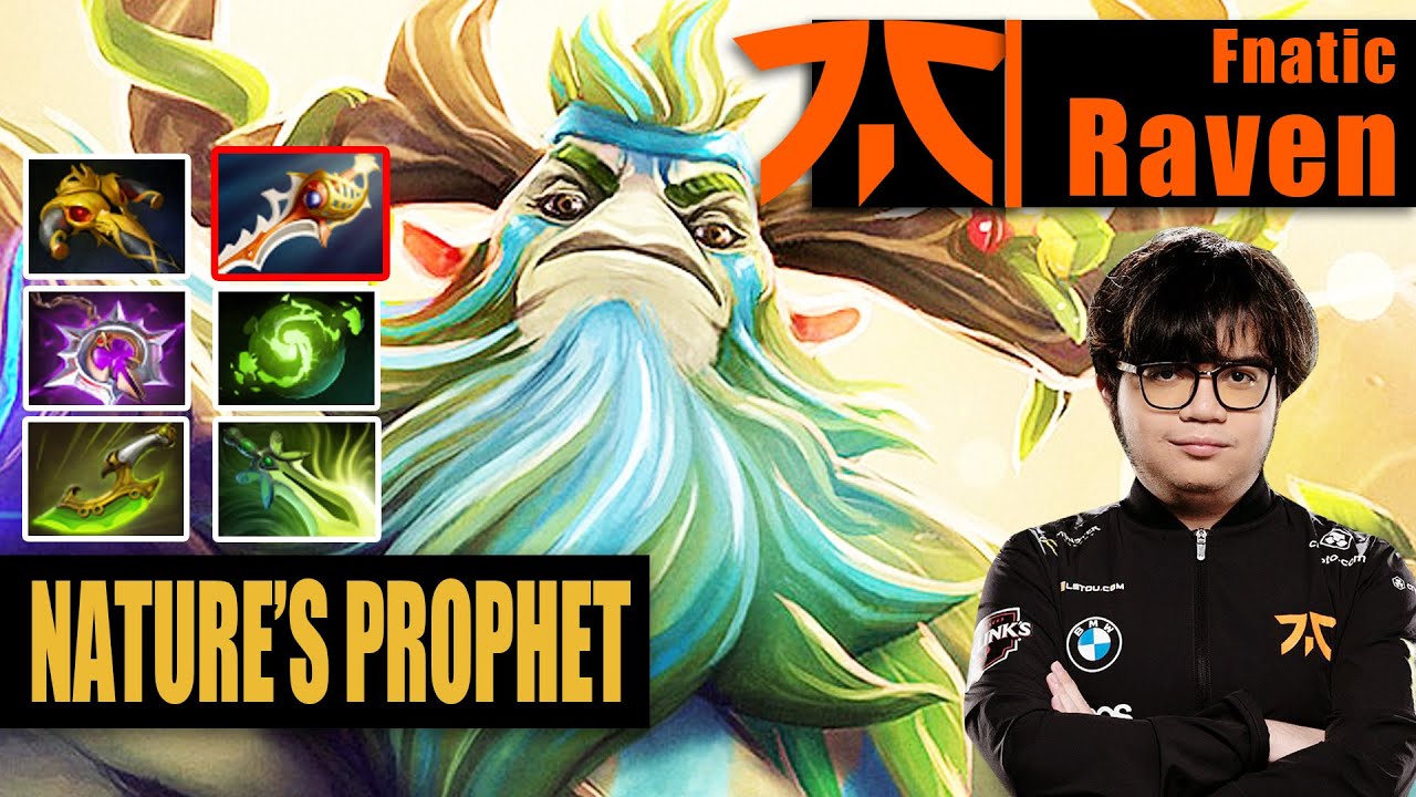 Nature's Prophet Safelane | Fnatic.Raven | 70 MIN GAME 3X RAPIER ...